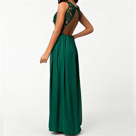 Sexy Lace Sleeveless Halter Dress On Luulla