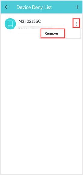 How To Block A Device Or Remove A Device From The Deny List Tp Link