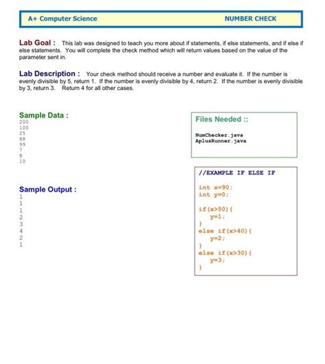 solved a computer science number check lab goal this lab