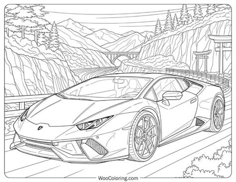 26 Lamborghini Coloring Pages Free Pdf To Print Woo Coloring