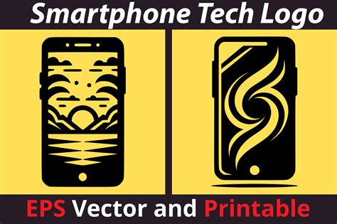 Smartphone Tech Logo Icon Illustration Graphic By Daliapopi Creative Fabrica