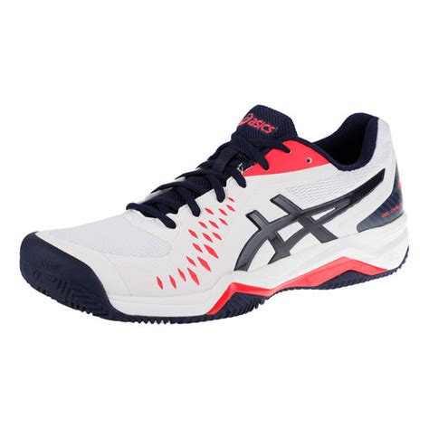 ASICS Gel-Challenger 12 Clay Sandplatzschuh Damen Weiß, Dunkelblau ...