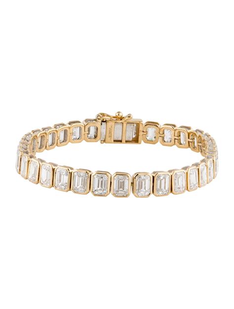 Bracelet 18k 20 04ctw Lab Grown Diamond Tennis Bracelet 18k Yellow