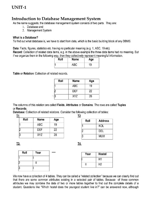 Introduction To Data Management System Database Management System