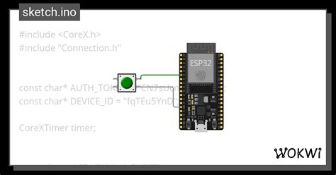 Button Wokwi Esp32 Stm32 Arduino Simulator