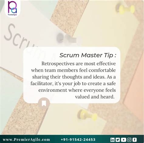 Premieragile On Linkedin Scrummaster Tipoftheday Scrumteam