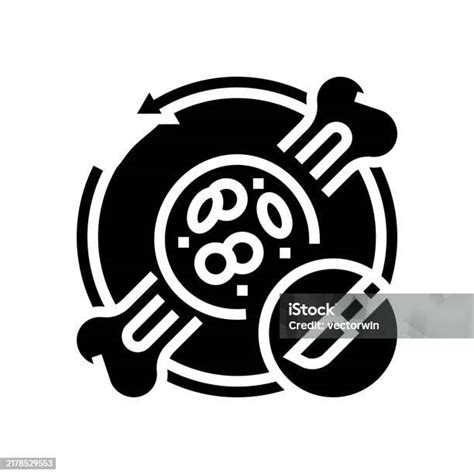 골수 이식 암 치료 글리프 아이콘 벡터 일러스트 레이 션 면역 치료에 대한 스톡 벡터 아트 및 기타 이미지 면역 치료 방사선요법 벡터 Istock