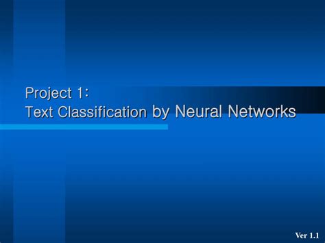 PPT Project Text Classification By Neural Networks PowerPoint Presentation ID