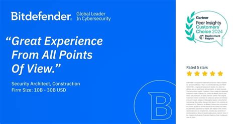 Bitdefender Recognized In The 2024 Gartner® Peer Insights™ Voice Of The Customer For Epps