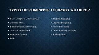 Basic Computer Course In Mahad Raigad PPT