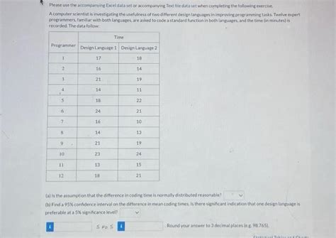 Solved Please Use The Accompanying Excel Data Set Or