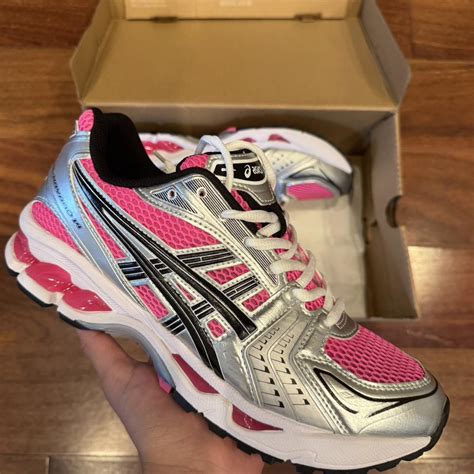 Asics Gel Kayano 14 Pink Glo Size 9 New With Box Depop