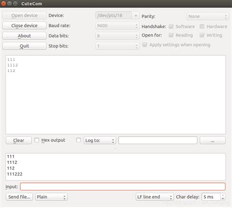 Ubuntu 模拟串口通信ubuntu虚拟串口 Csdn博客