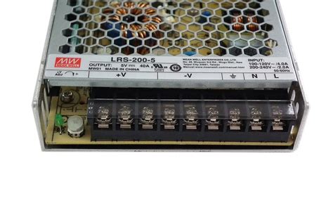 Lrs 200 5 Meanwell Power Supply Cbelectronics