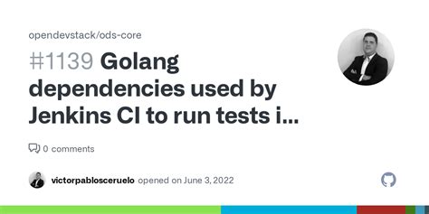 Golang Dependencies Used By Jenkins Ci To Run Tests In Folder Tests Are Deprecated And Sometimes