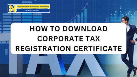 Corporate Tax Registration Certificate Download Step By Step Guide