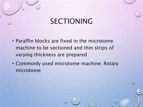 Tissue Processing Pptx Chemistry Science