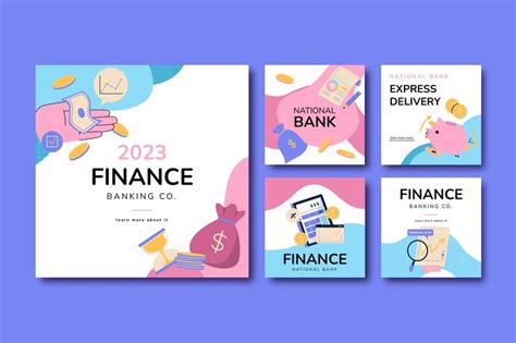 손으로 그린 은행 서식 파일 무료 벡터