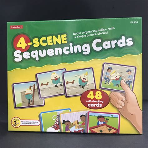 4 Scene Sequencing Cards Printable Pdf Template