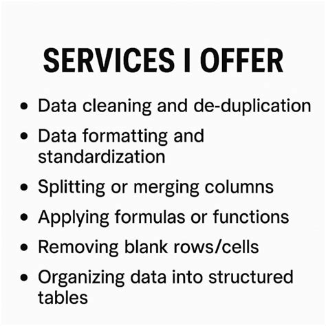 Do Data Cleaning Data Formatting Splitting In Excel By Mfarazee Fiverr