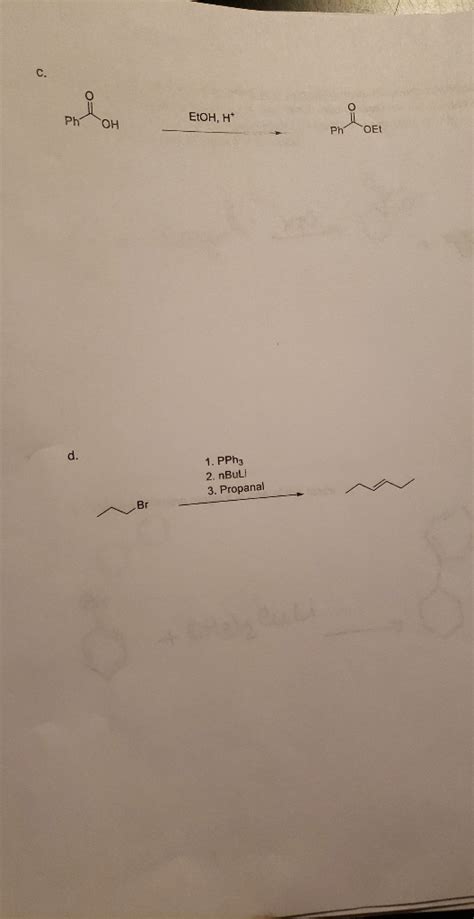 Solved Show A Complete Mechanism For The Following Including Chegg