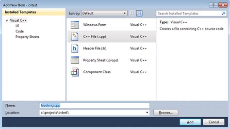 Vs2010 Setting Opencv Qanda Forum
