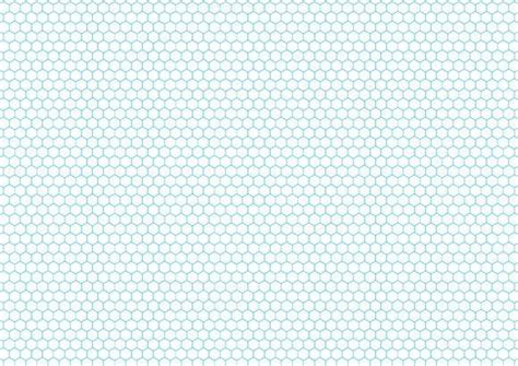 Cyan Color Hexagon Grid