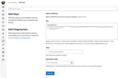 Configurer Un Accès Ssh à Gitlab Zion Labs Le Blog