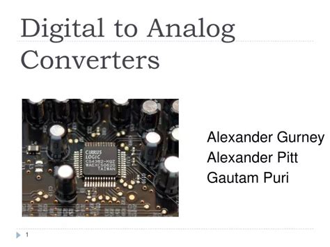 Ppt Digital To Analog Converters Powerpoint Presentation Free Download Id815471