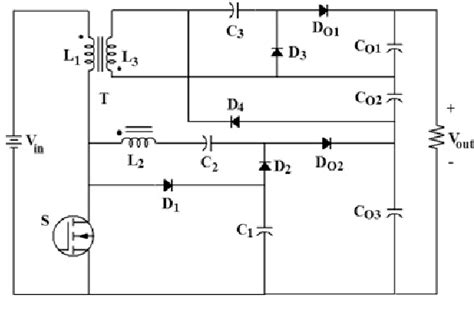 Figure 1 From Non Isolated High Step Up Dcdc Converter Based On Coupled Inductor With Reduced