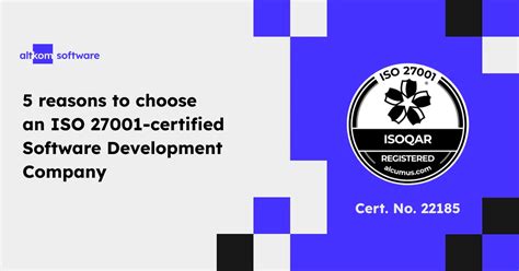 Why Choose Iso 27001 Certified Software Development Company