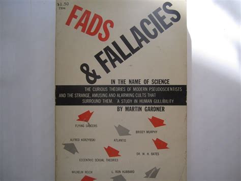 Fads And Fallacies In The Name Of Science Martin Gardner Books