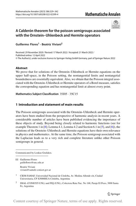 A Calderón Theorem For The Poisson Semigroups Associated With The