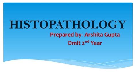 Equipments Used Histopathology Pptx Chemistry Science