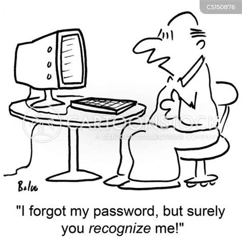 Forgotten Password Cartoons And Comics Funny Pictures From Cartoonstock
