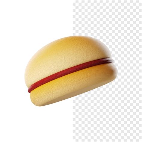 Premium PSD D Burger Bun