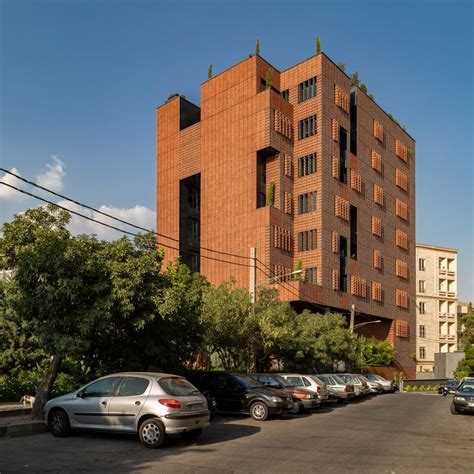 Hooba Design Group Wraps Tehran Offices In A Brick Clad Second Skin