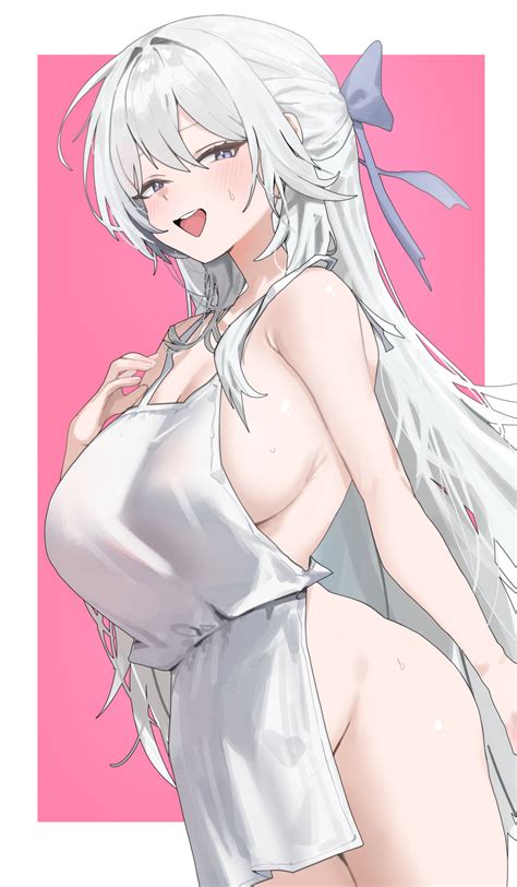 Rashford Original Absurdres Commission Highres 1girl Apron