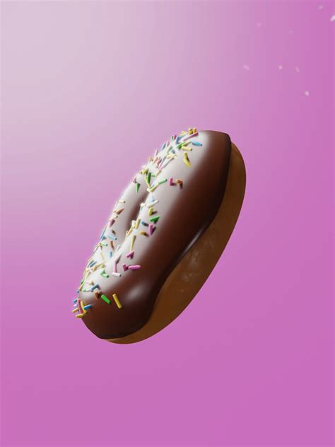 just finished my first blenderguru doughnut r blenderdoughnuts