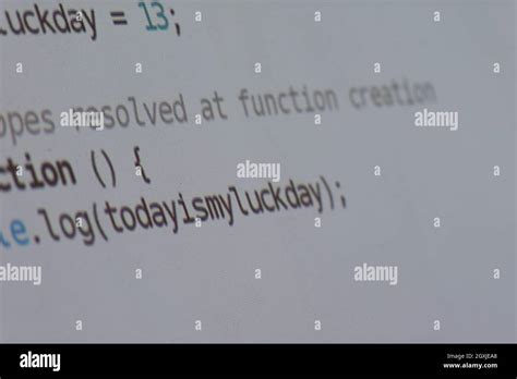 Java Program Code On Projector Screen At Programming Class Stock Photo Alamy