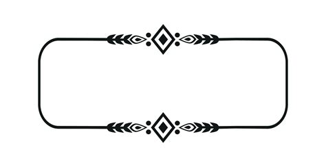 Blank Template For Text Isolated Text Box Vector Ornaments 10743999