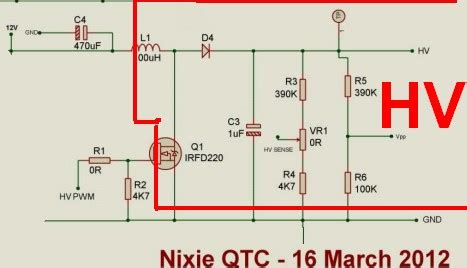 Precauciones De Seguridad Que Trabajan Con Altos Voltajes Nixie Clock Electronica