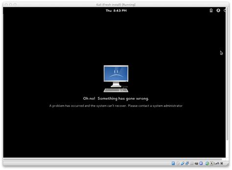 Virtualbox Oh No Something Went Wrong While Starting The System