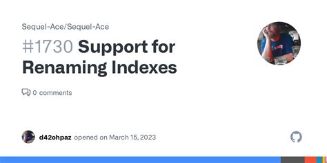 support for renaming indexes · issue 1730 · sequel ace sequel ace · github