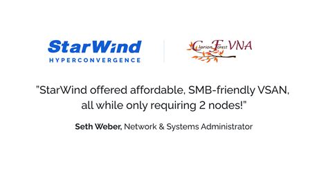 Clarion Forest Vna Enhances Redundancy With Starwind Vsan Resource