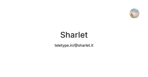 Sharlet — Teletype