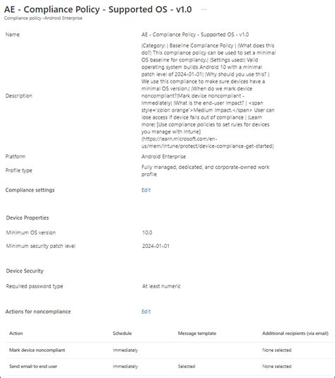 governing os versions in microsoft intune best practices and