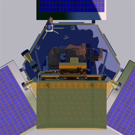 Sentinel P ESA Pollution Monitoring Satellite D Model CGTrader