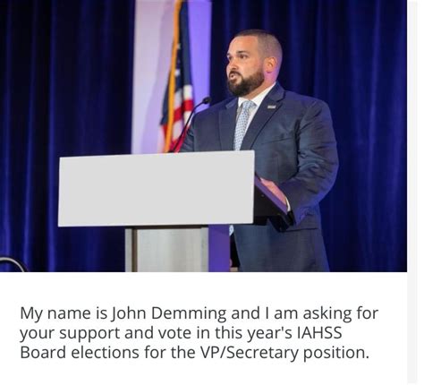 John Demming Cpp Chpa On Linkedin Iahss Voting Healthcaresecurity Hospitals