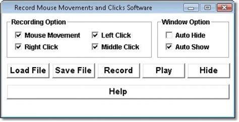 Record Mouse Movements And Clicks Software Download Record Mouse Movements And Clicks